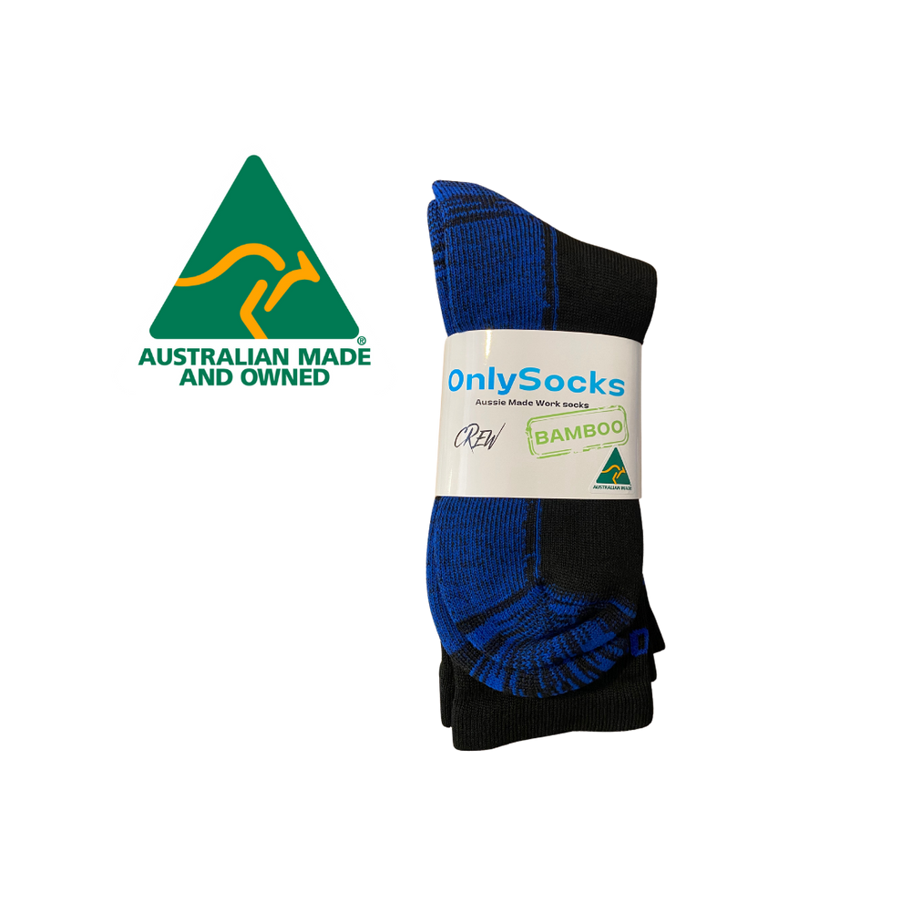 AUSTRALIAN MADE BAMBOO WORK SOCKS – Only Socks