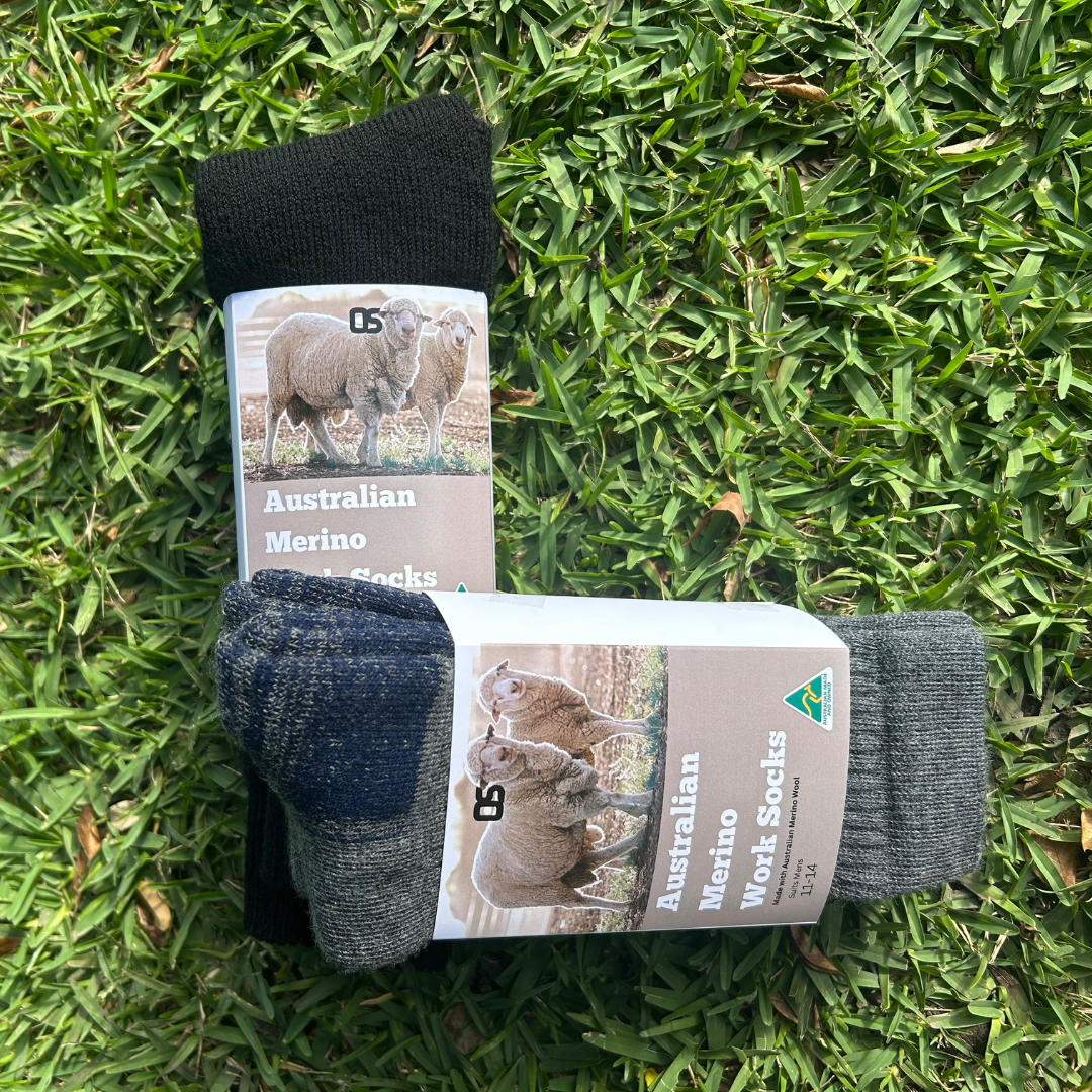 Only Socks | Aussie Made Work Socks – Merino & Bamboo